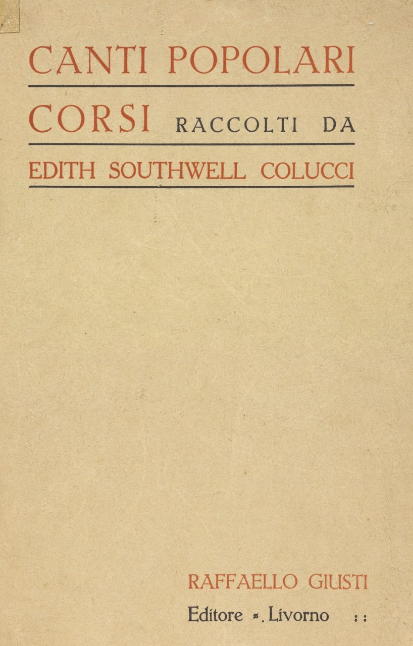 SOUTHWELL-COLUCCI Edith - Musée de la Corse